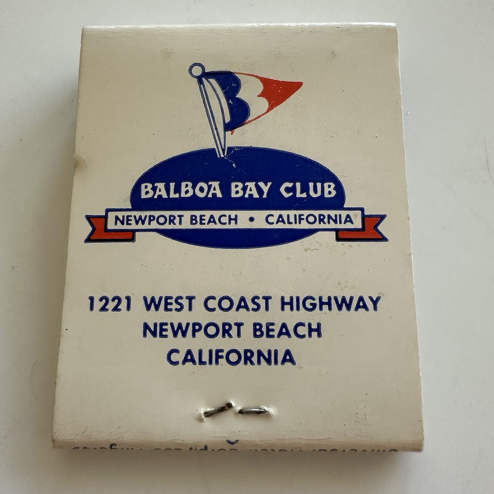Vintage Full Matchbook - Balboa Bay Club - Newport Beach, California | eBay