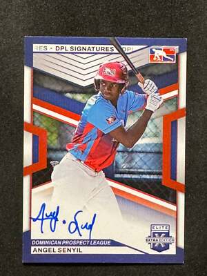 2023 Panini Elite Extra Edition Auto DPL Signatures Angel Senyil | eBay