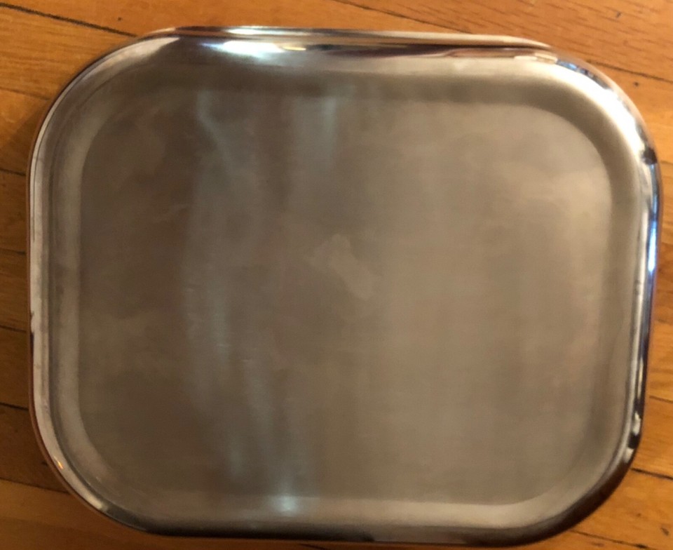 All-Clad Stainless Steel Open Roasting Pan 16" x 13.5" EUC | eBay