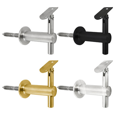 Stainless Steel 316 Wall Mounted Adjustable Handrail Bracket for Round ...