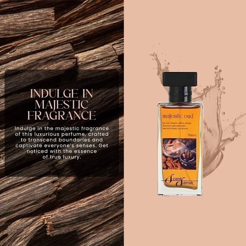 Scent Sense Majestic Oud Perfume Unisex 50ML Inspired By Oud For ...