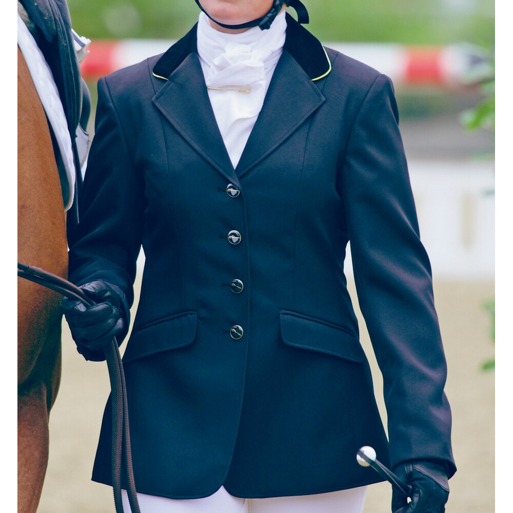 SHIRES LADIES SHOW JACKET HORSE RIDING JUMPING SHOWING DRESSAGE ...