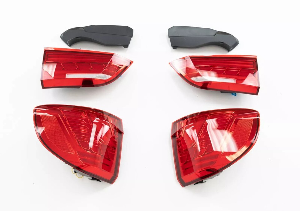 GTS FULL LED PAIR RED ANIMATION TAIL LIGHTS LIGHT LAMP FOR BMW X5 F15 ...