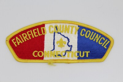 Fairfield County Council CSP Connecticut CT Boy Scouts Patch BSA Free ...