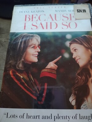 Because I Said So (DVD, 2007, Full Screen) 25193227126| eBay
