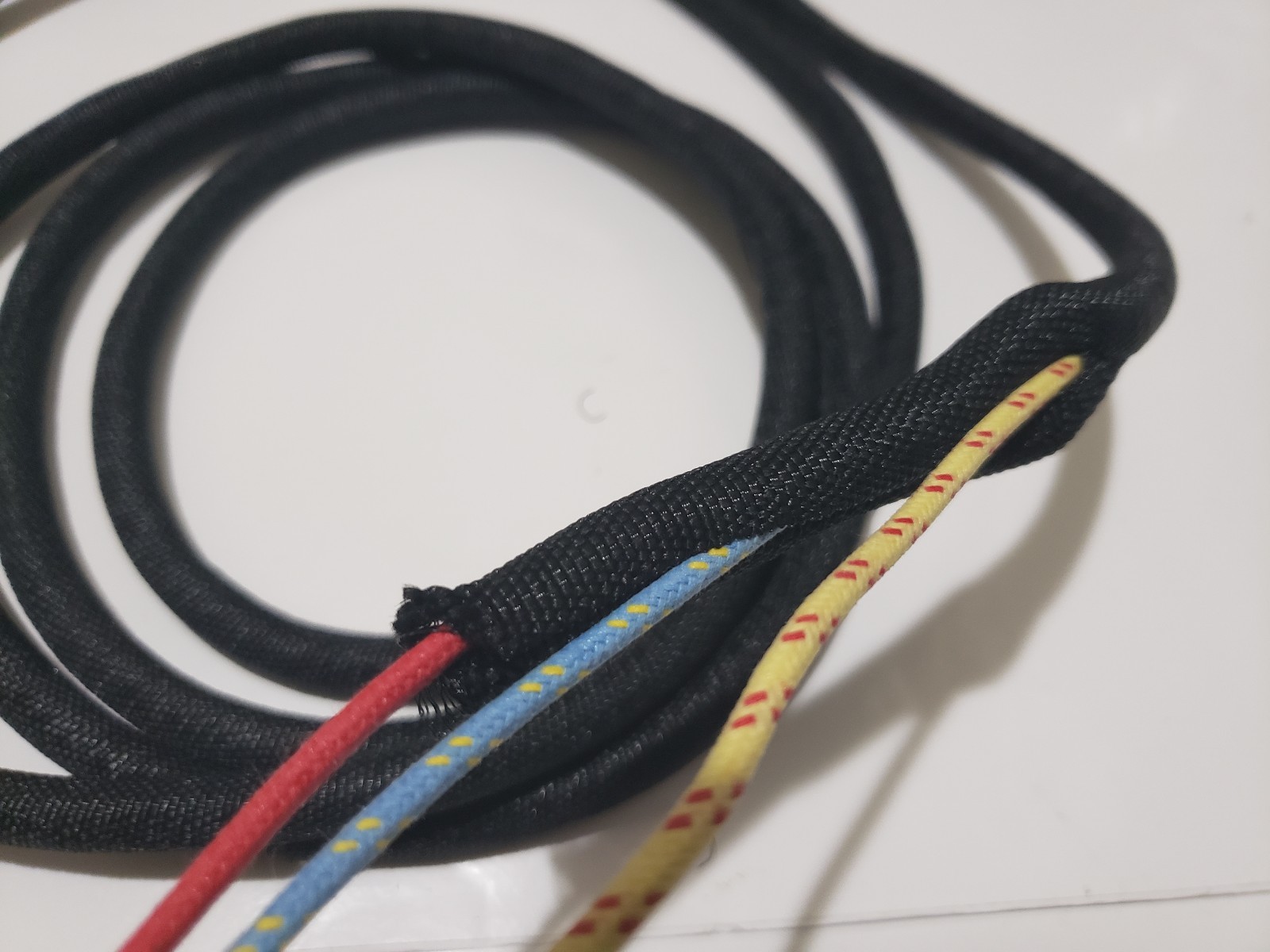10 feet 3/8" I.D. WOVEN SPLIT WIRE LOOM POLYESTER HARNESS WRAP ...