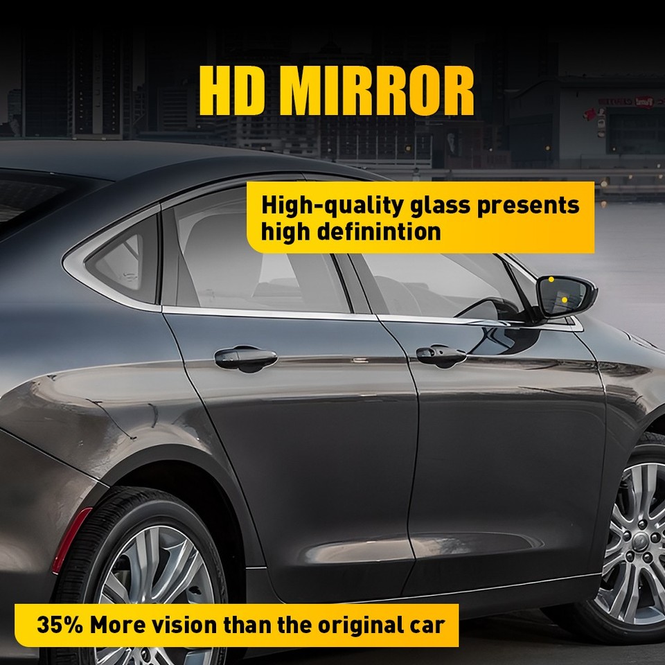 Rear View Heated Mirror Glass Right For 2011-2021 Chrysler 200 Dodge ...