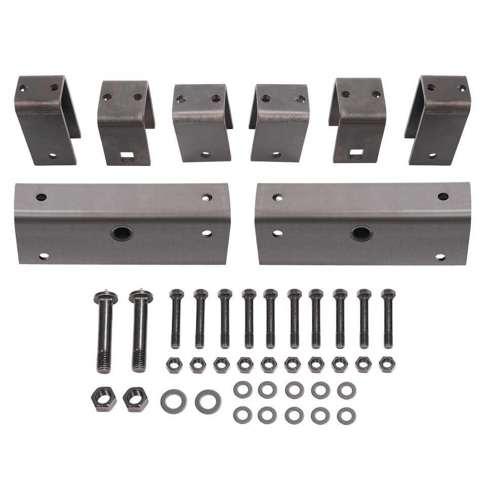 Steel Tandem Axle Slipper Spring Trailer Hanger Kit For 2" wide slipper ...