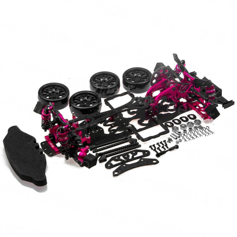 1/10 Alloy Carbon AWD 4WD Drift Racing Car Frame Body For Sakura D4 RC ...