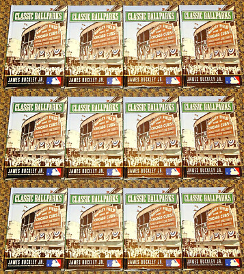 12x CLASSIC BALLPARKS HARDCOVER BOOK WRIGLEY EBBETS FIELD FENWAY ...