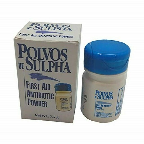 Polvos De Sulpha Antibiotic Powder SULFATIAZOL 10g for sale online | eBay