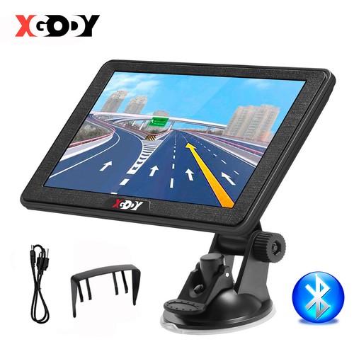 XGODY 7 Inch 8GB Portable Truck GPS Navigator Navigation US Mexico Maps ...