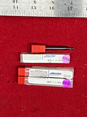 3 NEW MillStar BMT 3.0 - 8NL End Mills 0-430 | eBay