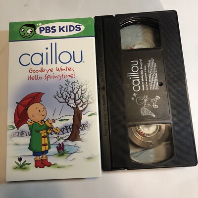 VHS Tape PBS Kids Caillou - Goodbye Winter, Hello Springtime | eBay