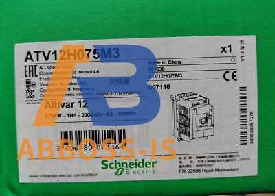 1PCS New Schneider ATV12H075M3 220V 0.75KW Fast ship with warranty | eBay