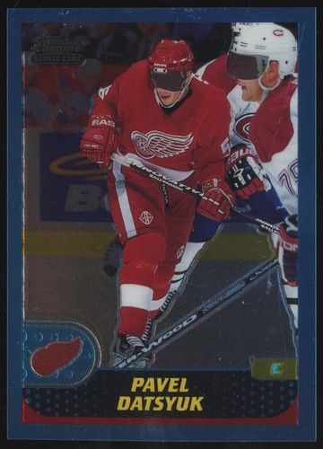 Pavel Datsyuk Rookie #167 2001-02 Topps Chrome Detroit Red Wings HOF RC ...