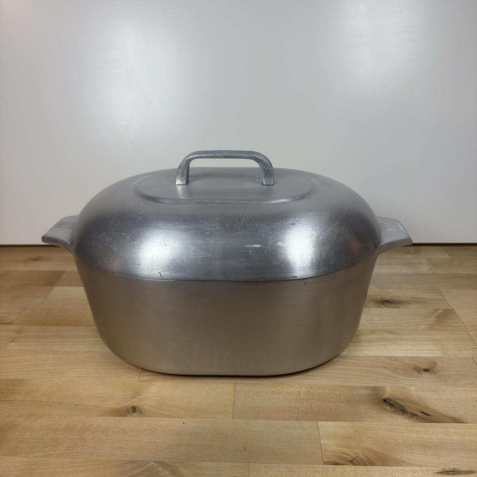 Vintage Wagner Ware Magnalite Sydney-O 4265P 8 Quart Oval Roaster with ...