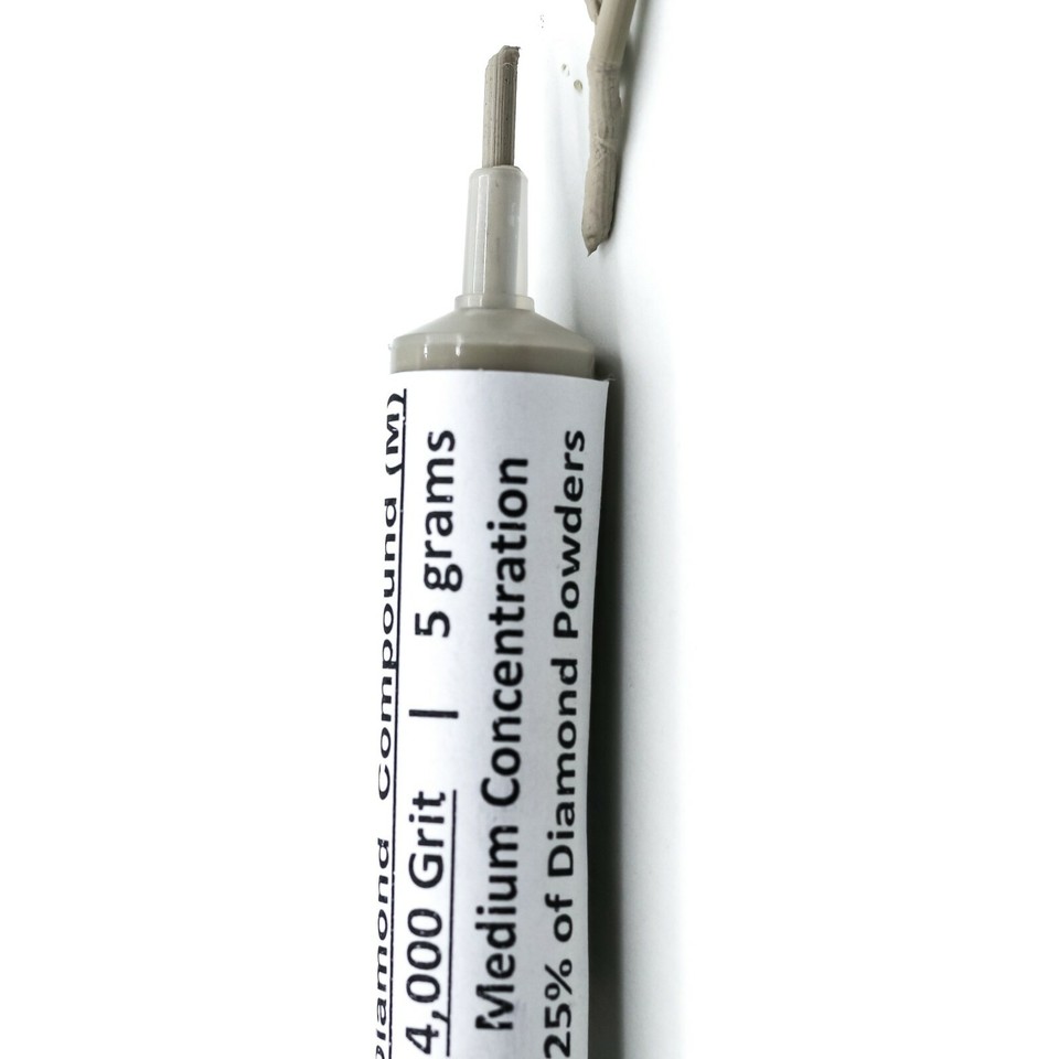 Diamond Paste Compound Polishing Lapidary 5 Gram 200.000 to 400 Grit (M ...