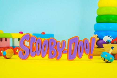 Scooby Doo Logo 3D Printed Pretend Play Toy Learning 20th Century Fox ...