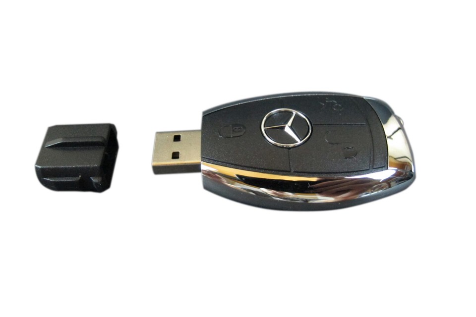 128 GB Mercedes Benz Car Key USB 3.0 Flash Drive Memory Card Stick True ...