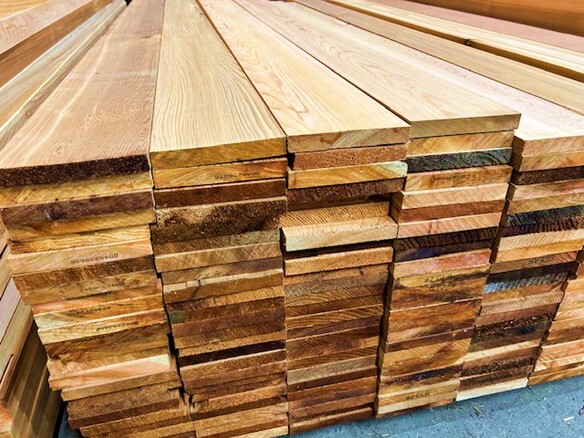 Western Red Cedar Timber Planed All Round Battens 20mm x 145mm (10 ...