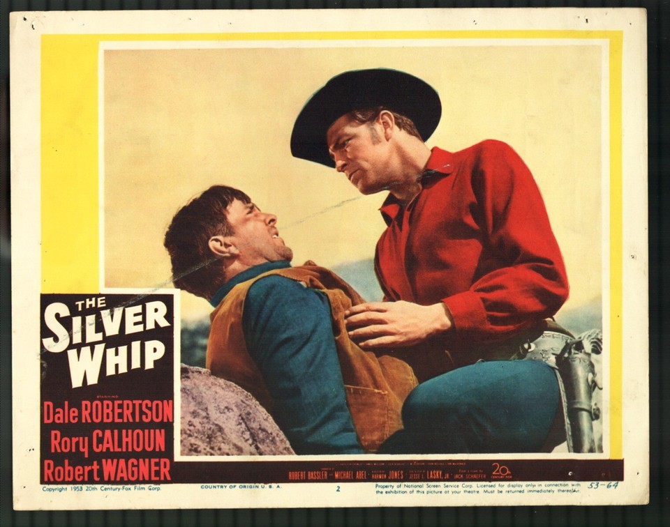 Lobby Card: Silver Whip 11"x14" Lobby Card Set Dale Robertson Rory ...