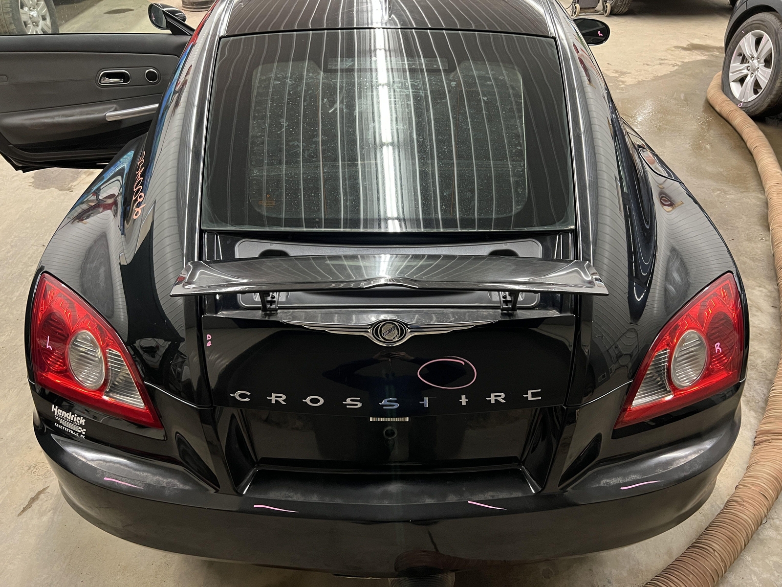 04-08 CHRYSLER CROSSFIRE REAR HATCH TRUNK DECKLID LIFT GATE BLACK PAINT ...