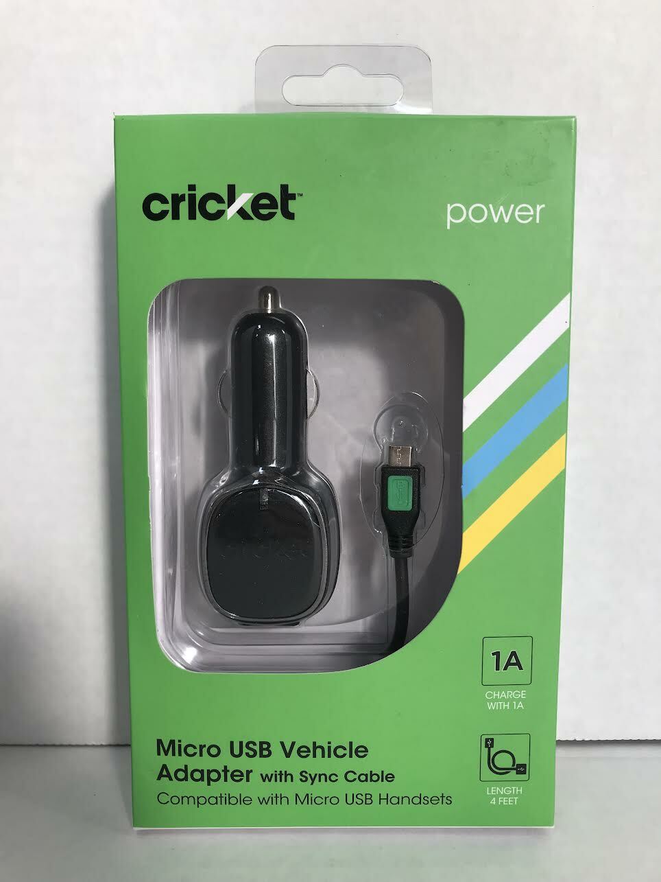 Cricket Micro USB Vehicle Adapter With Sync Cable for sale online | eBay