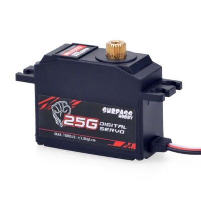 Mini Digital Servo 25G Metal Gear for RC Auto Car Boat Robot Airplane ...