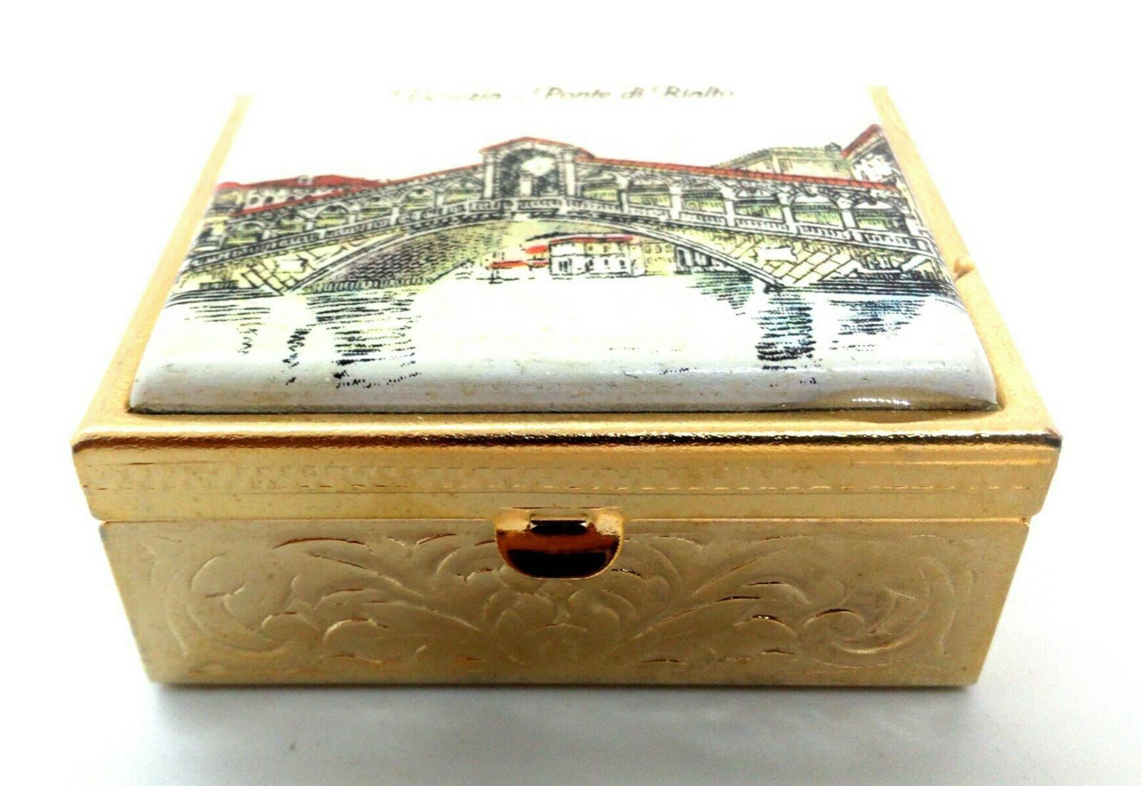 Rialto Bridge in Venice, Italy Pill Box - Decorative Box, Made in Italy ...
