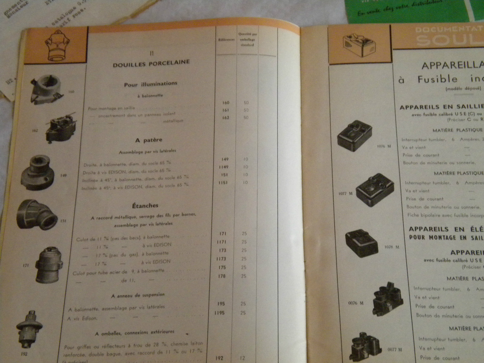 vintage Catalogue Brochure 1959 Soulé Electric Switches and Fittings ...