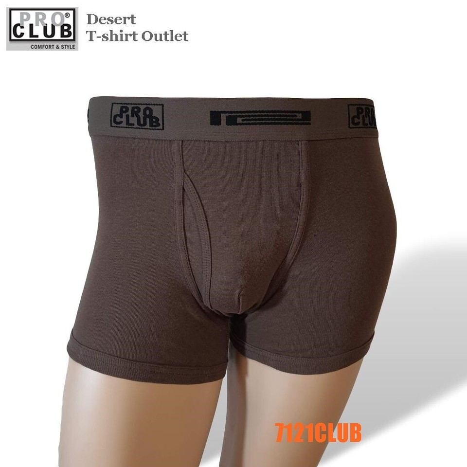 LOT 2 PRO CLUB BOXERS BRIEFS PROCLUB MEN'S UNDERWEAR COTTON BIG AND ...