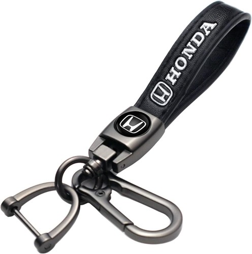 Leather Key Chain Keychains Replacement for Honda Accord Civic CR-V CRV ...