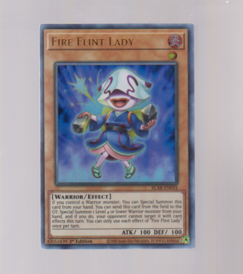 YU-GI-OH! Fire Flint Lady - 1st Edition - Ultra Rare BLAR-EN034 (LP ...