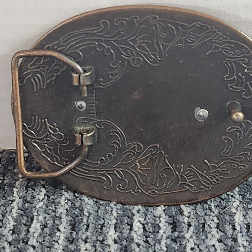 Vintage Horse Head Elt Buckle With Rope Braid | eBay