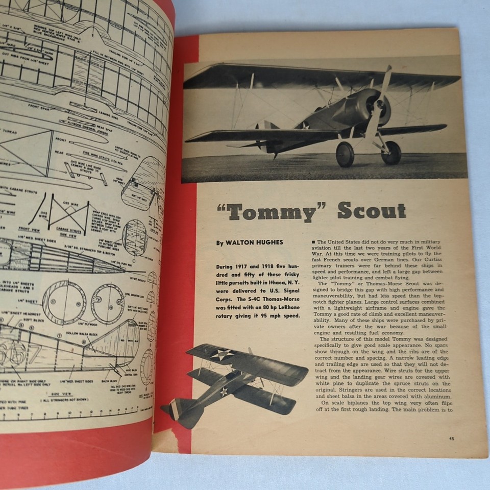 Air Trails Magazine April 1952 Still's Stunt "Stuka" Thomas-Morse Bipe ...