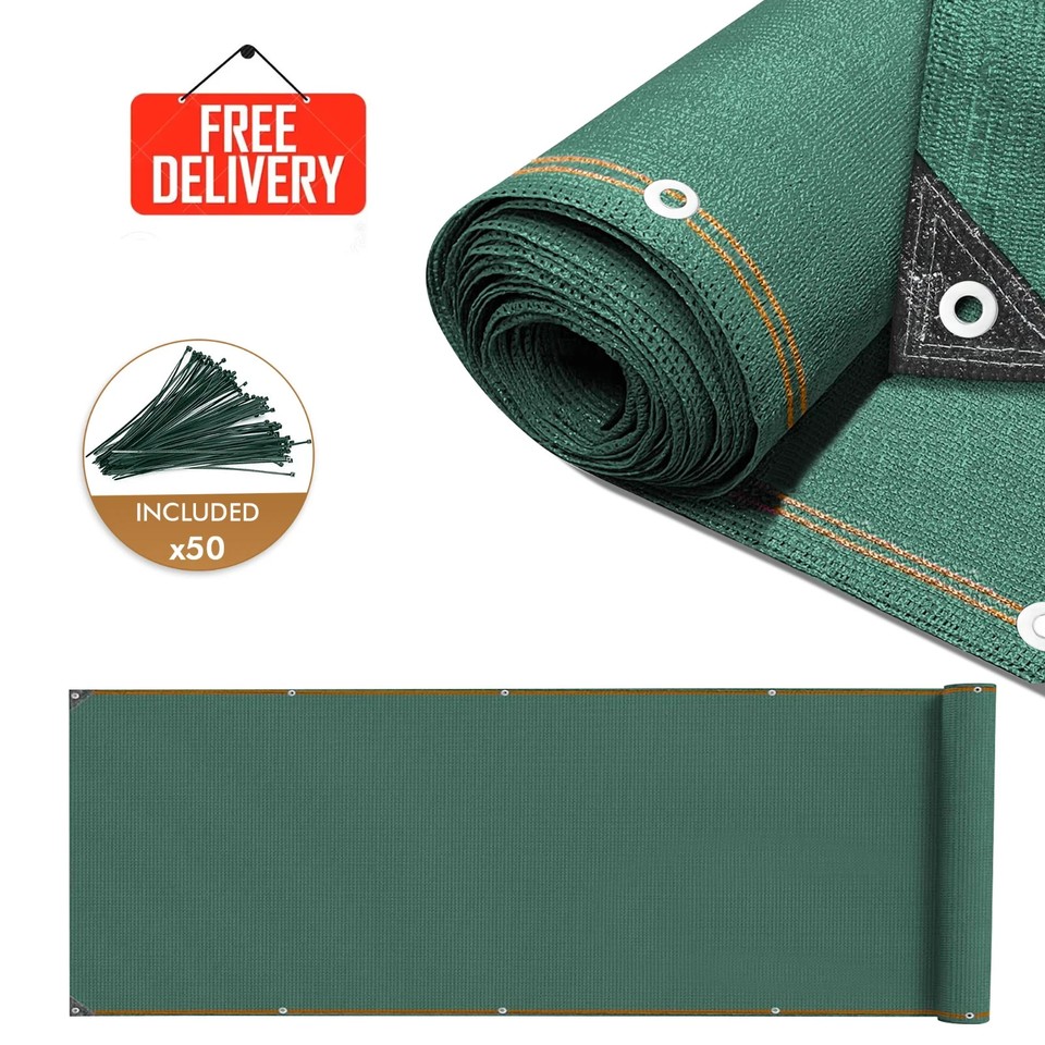 Fence Privacy Screen Windbreak Heavy Duty Fabric Windbreak Netting ...