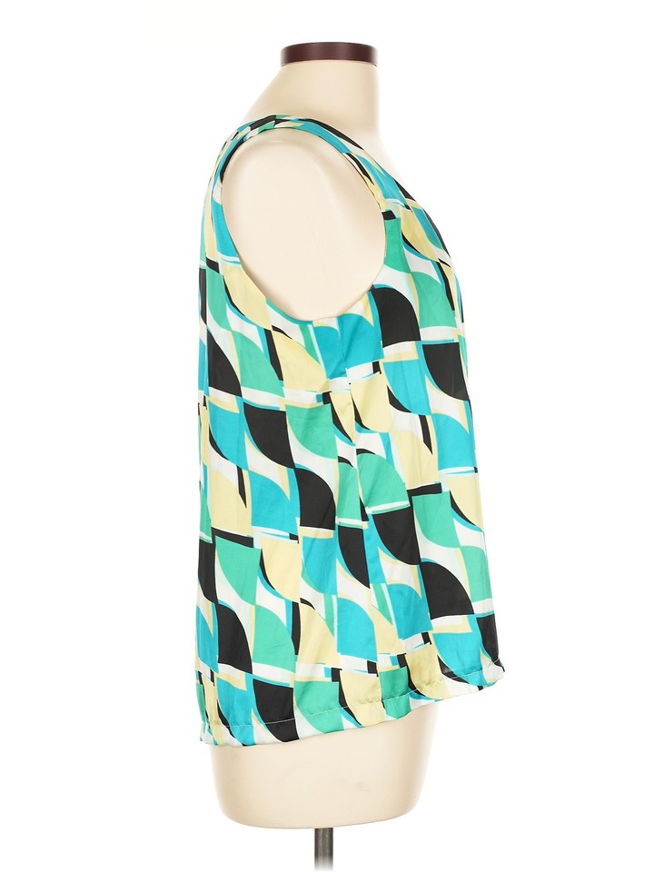 Dana Buchman Women Green Sleeveless Blouse L | eBay