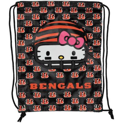 Cincinnati Bengals Hello Kitty Drawstring Backpack Shoulder Gym Bag Nfl ...