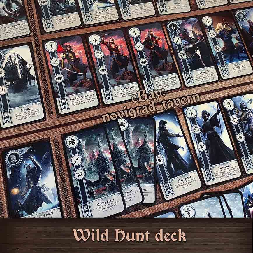 Gwent cards 2.0 - Witcher - 5 custom decks - Wild Hunt Toussaint ...