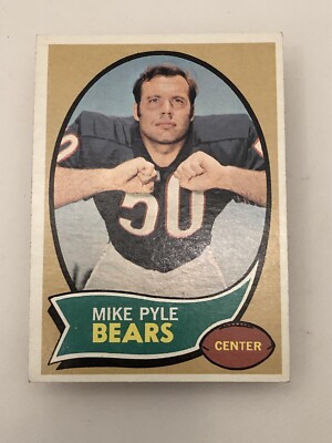 1970 TOPPS MIKE PYLE #37 CHICAGO BEARS FOOTBALL CARD Yale | eBay
