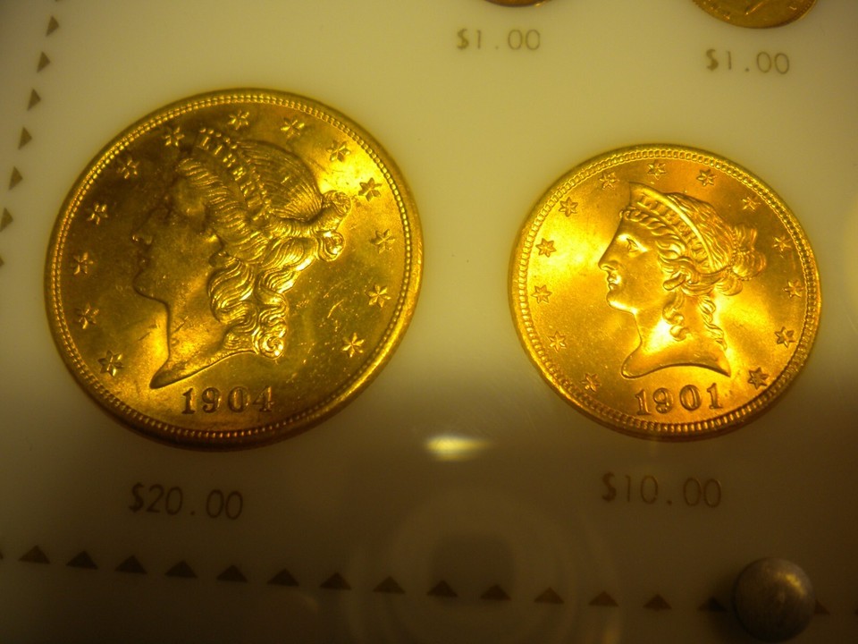 RARE U.S. Gold, -Coin set 20s 10s 5s 2.5s 1.00s | eBay