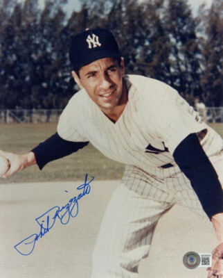 PHIL RIZZUTO SIGNED AUTOGRAPHED 8x10 PHOTO NY YANKEES HOLY COW! BECKETT ...