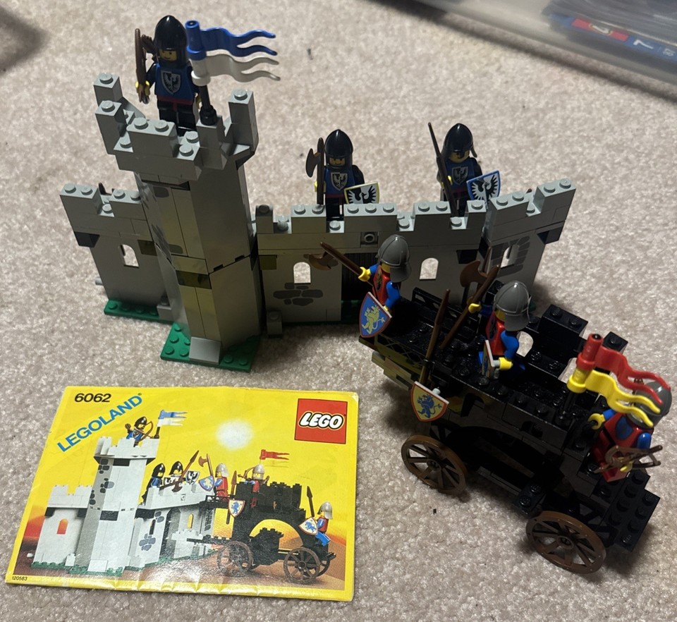 LEGO Set 6062 - Vintage Castle Battering Ram - 100% Complete MINT | eBay