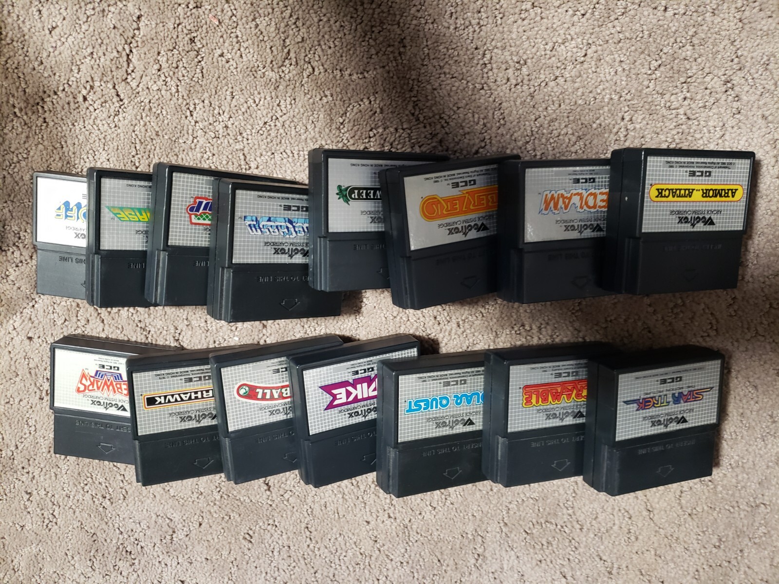 Vectrex Arcade Game Lot Clean Tested & Working Pick Your Favs Combo S&H ...