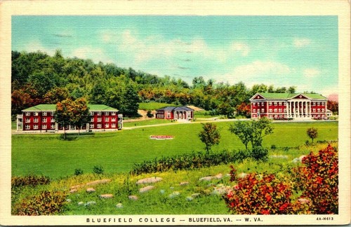 Postcard Bluefield College Bluefield West Virginia | eBay