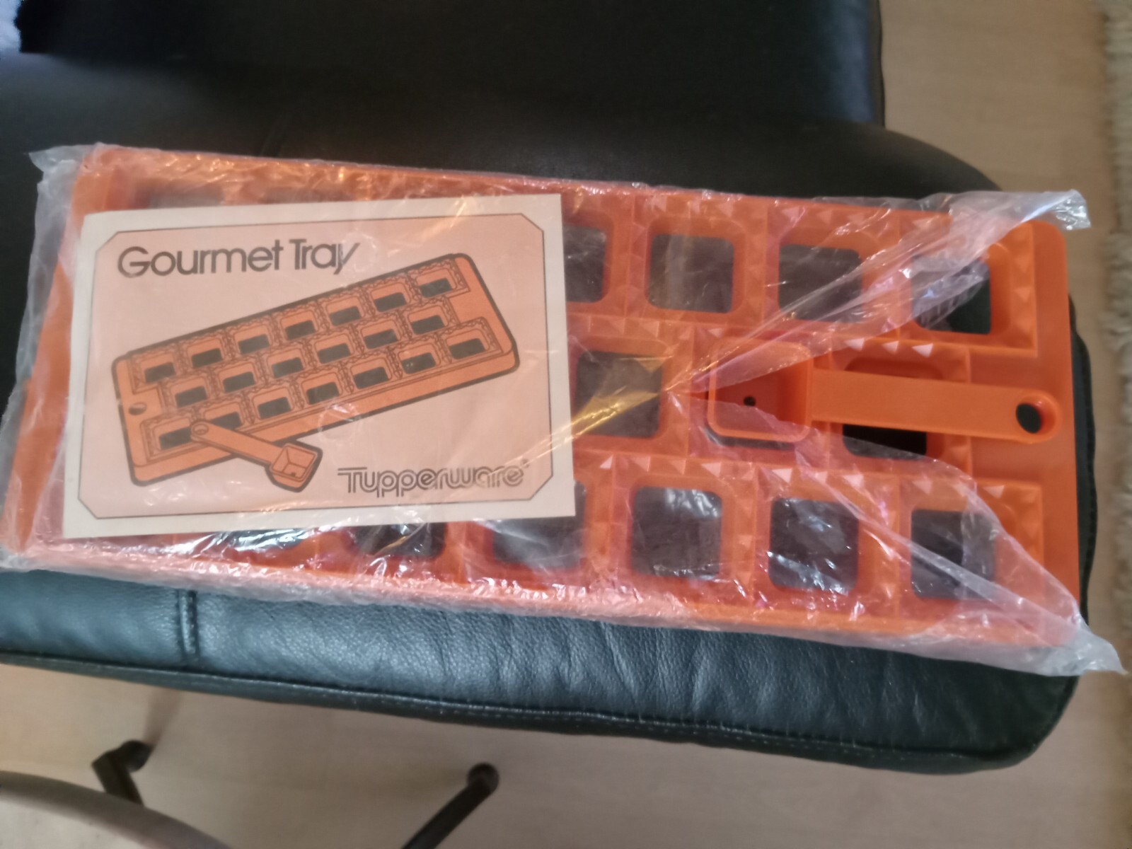 Vintage Tupperware Gourmet Tray Ravioli Pierogi Dumpling Maker Orange ...