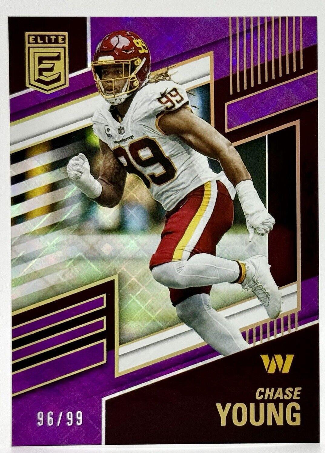 2022 Panini Donruss Elite - Chase Young #12 Purple /99 for sale online ...