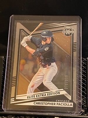 Christopher Paciolla 2022 Elite Extra Base #d/999 - #86 Cubs | eBay