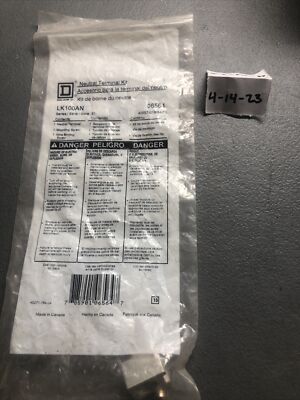 SQUARE D LK100AN Neutral Terminal Kit 100A Series S1 | eBay